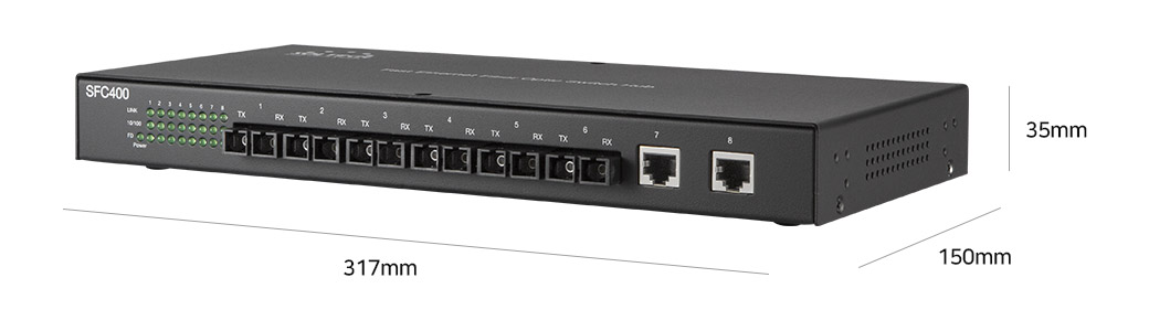 Switch SOLTECH truyền 20km SFC400-SCS6 - DNGcorp